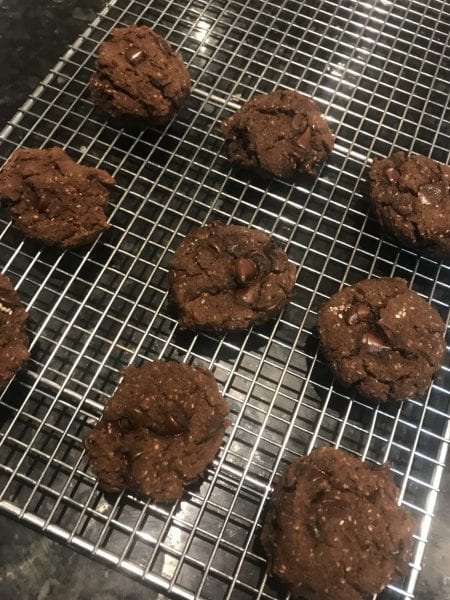 chocolate chickpea cookies - Foost
